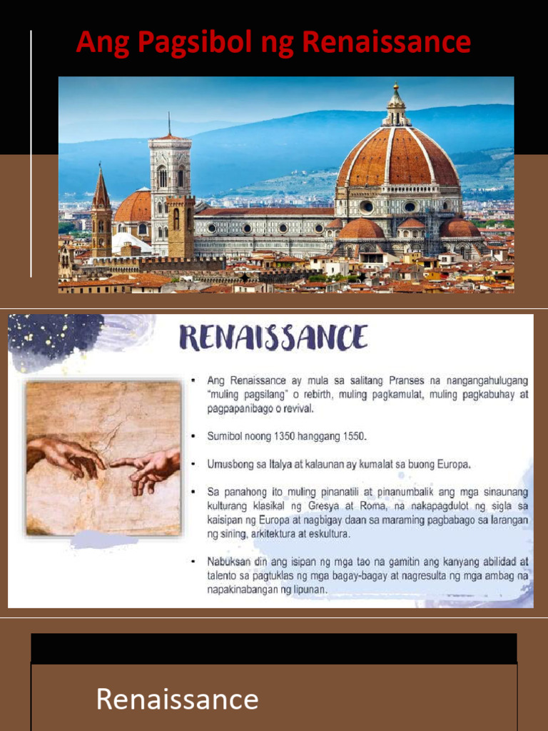 Ang Pagsibol Ng Renaissance | PDF