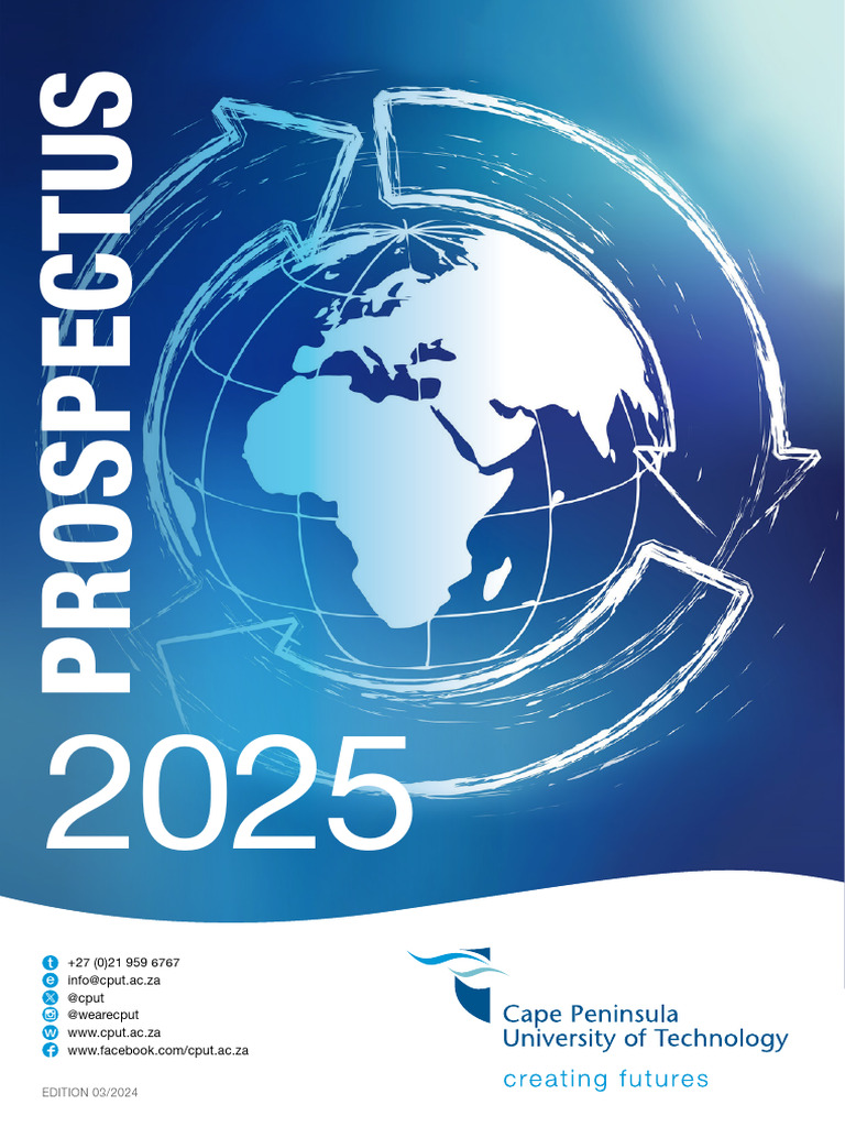 CPUT 2025 Admissions Guide | PDF | Horticulture | Mathematics