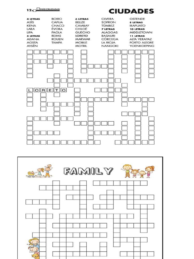 Palabras Cruzadas | PDF