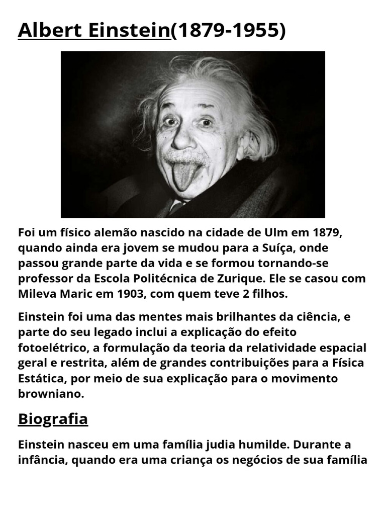 Albert Einstein | PDF