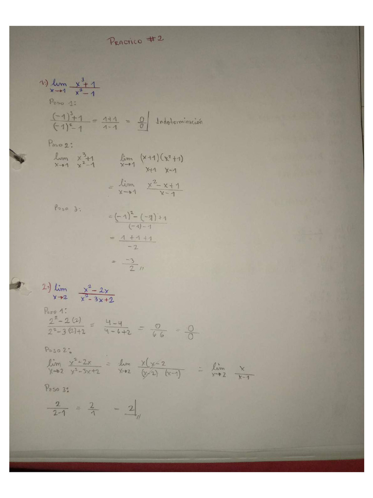 PRACTICO2 Calculo 1 | PDF