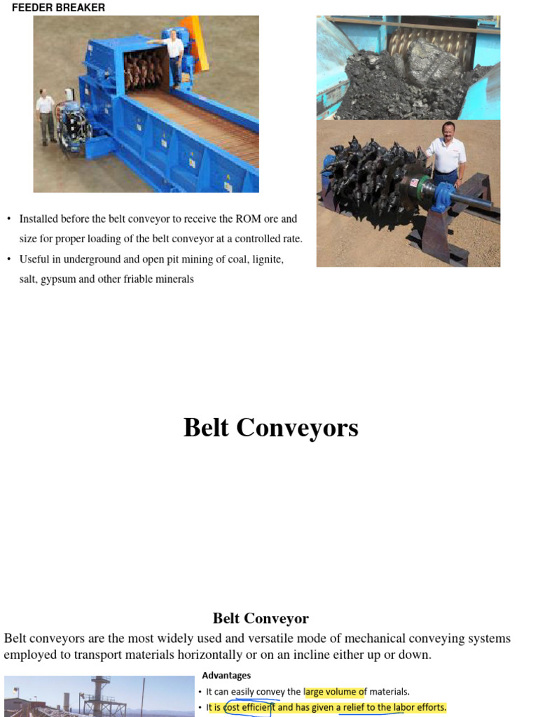 Belt Conveyor Systems Overview | PDF | Belt (Mechanical) | Manufactured ...