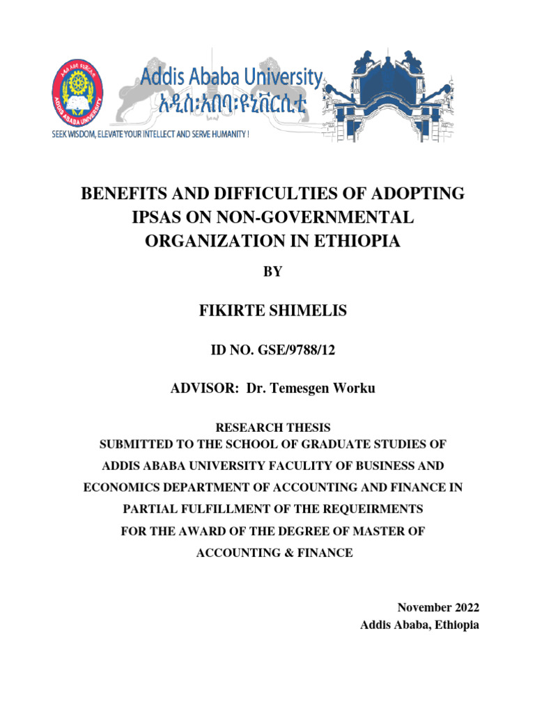 Fikirte Shimelis | PDF | Accounting | Audit