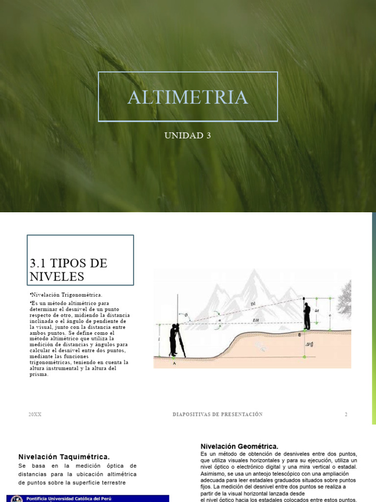 ALTIMETRIA | PDF | Topografía | Mapa