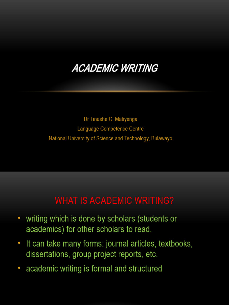 Academic Writing | Download Free PDF | Essays | Knowledge