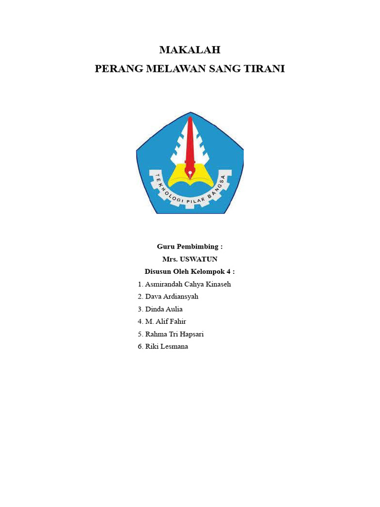 Makalah Tirani Jepang | PDF