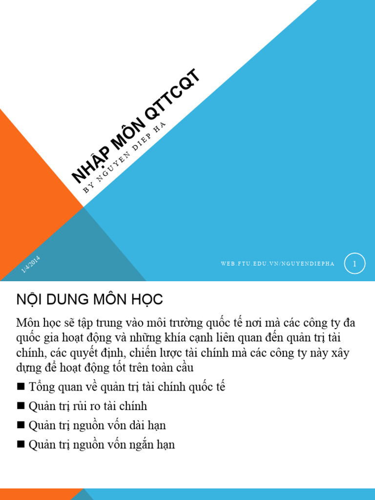 0.Nhập Môn Qttcqt | PDF