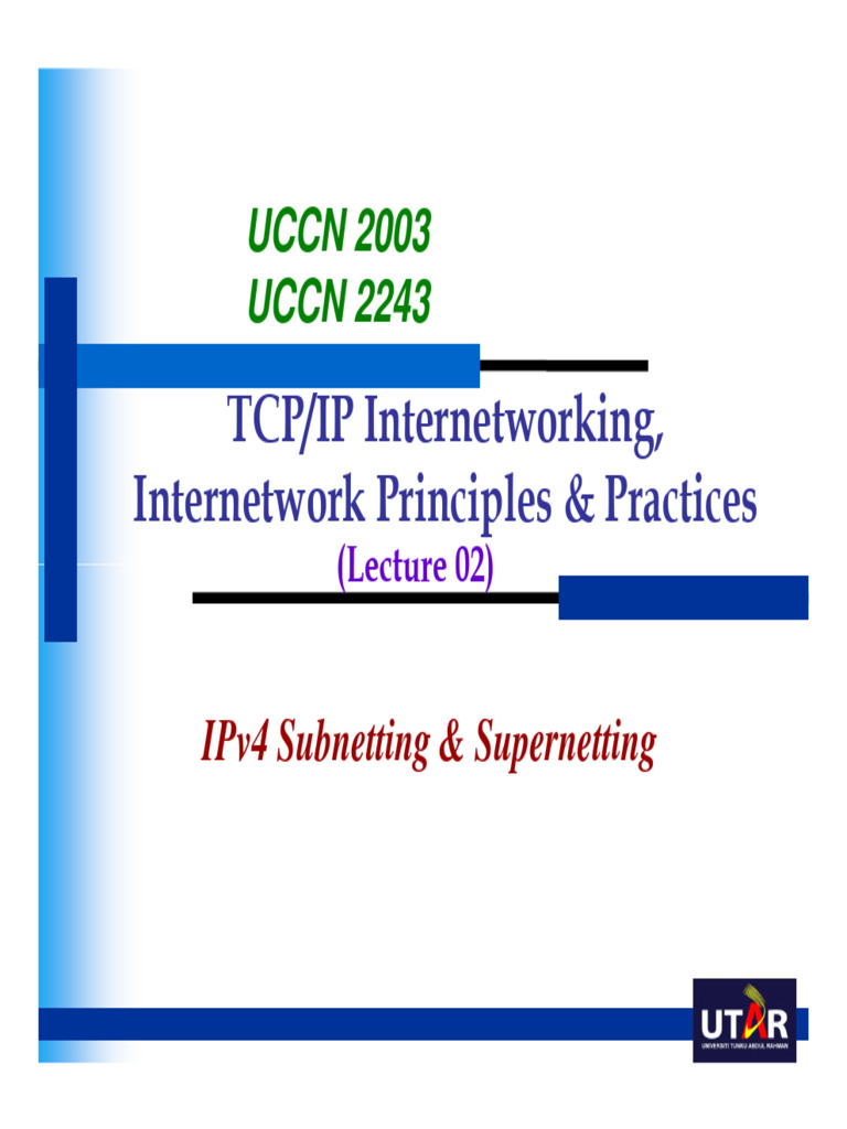 IPv4 Subnetting and Supernetting Guide | PDF | Ip Address | Computer ...