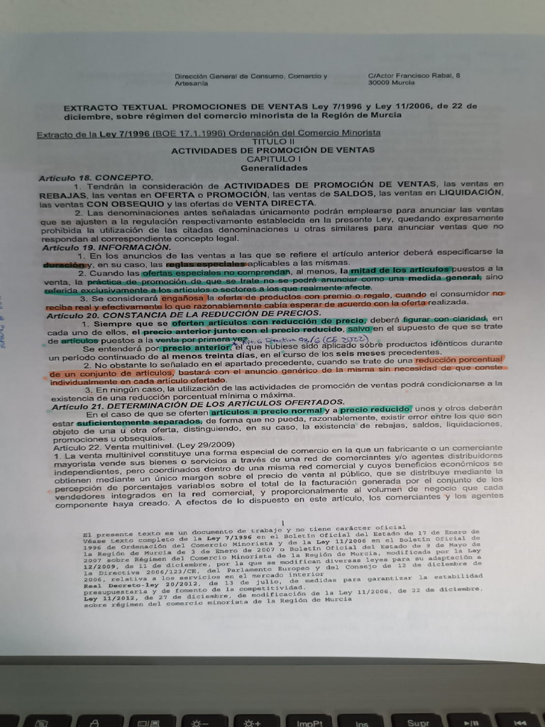 Teoría Extracto Promociones de Ventas | PDF