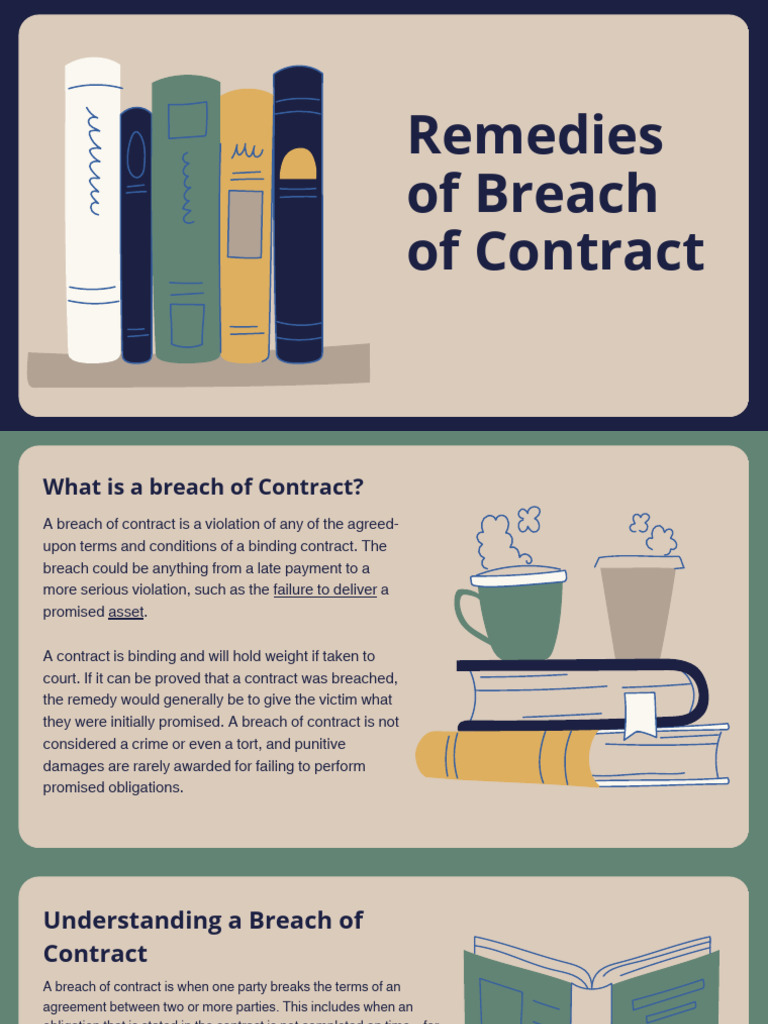 Breach of Contract | PDF | Breach Of Contract | Damages