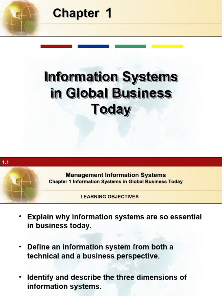 laudon ch01 | PDF | Information System | System
