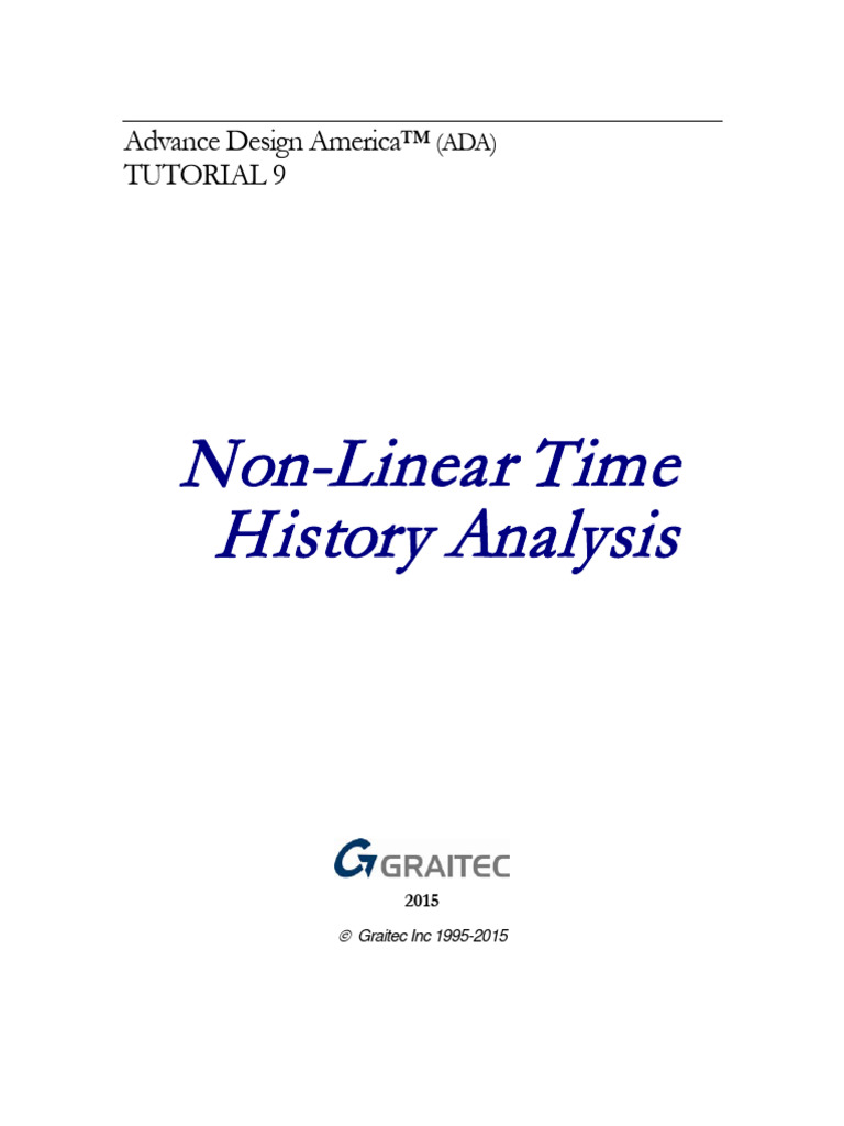 Tutorial 9 - Non-Linear Time History Analysis | PDF | Nonlinear System ...
