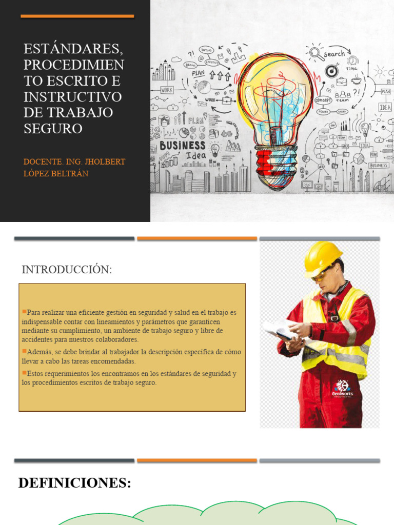 PROCEDIMIENTO ESCRITO DE TRABAJO SEGURO | PDF | Seguridad y salud ... PROCEDIMIENTO ESCRITO DE TRABAJO SEGURO | PDF | Seguridad y salud ...