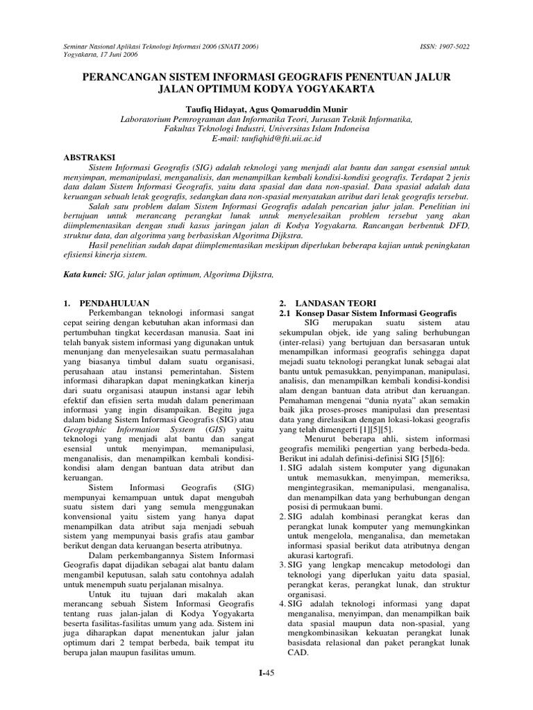Admin,+I045 I050+ +Taufiq+Hidayat+ +SIG+Penentuan+Jalur+Jalan | PDF | Metode & Bahan Ajar ...