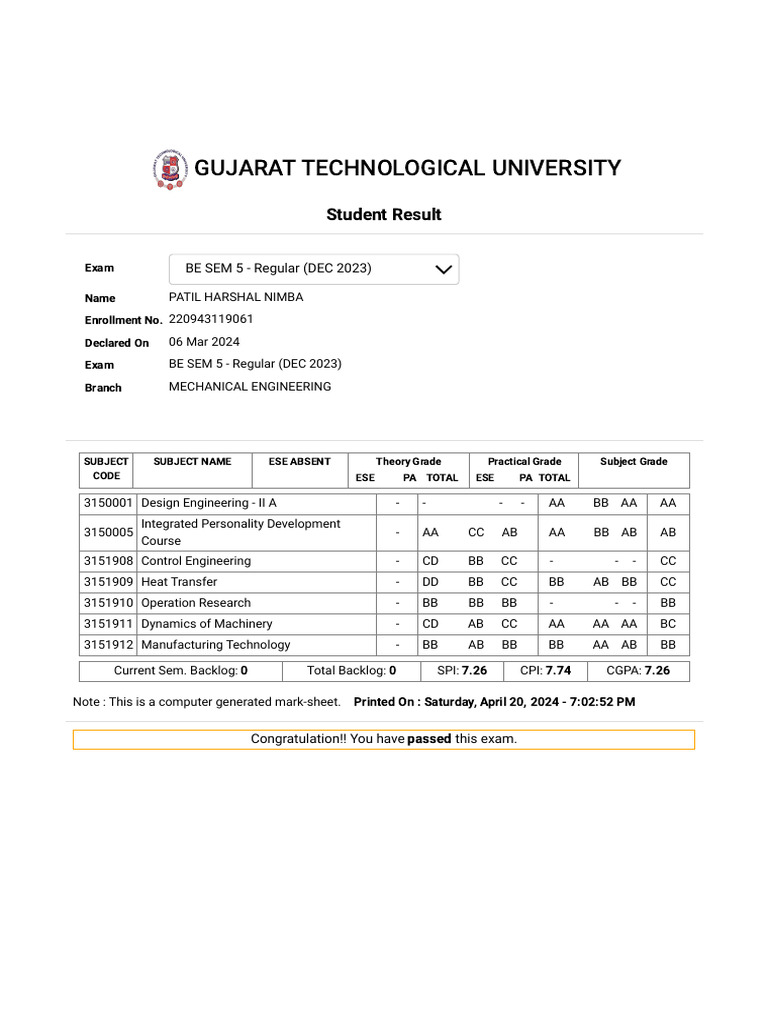 5th Sem Assignment | PDF