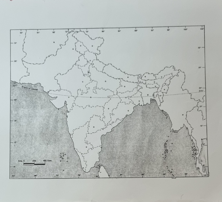 India Blank Map | PDF