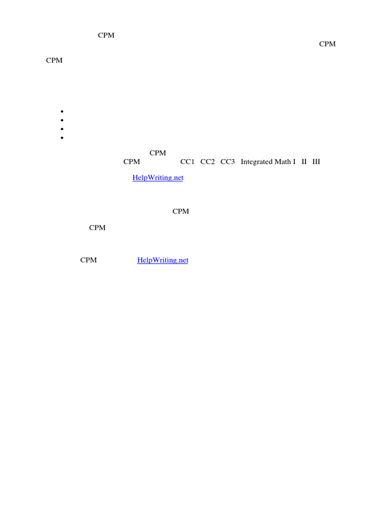 CPM Homework Helper - Get Expert Help With Your Assignments | PDF | Homework | Textbook