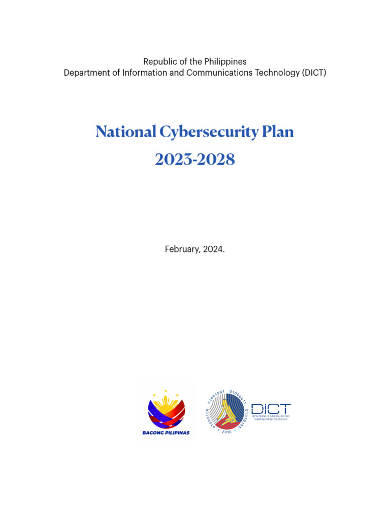 NCSP 2023 2028 Final | Download Free PDF | Computer Security | Security