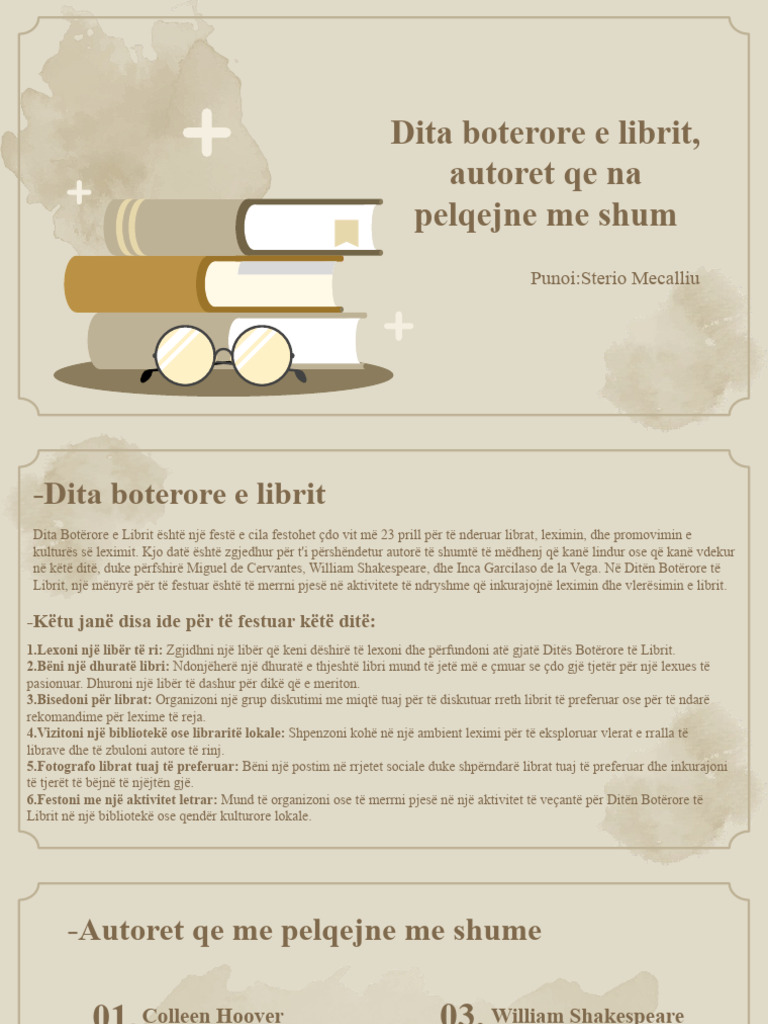 Dita e Librave | PDF