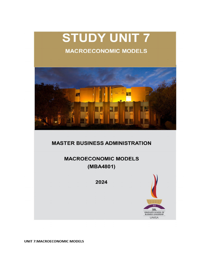 Macroeconomic Models Overview | PDF | Macroeconomics | Economies