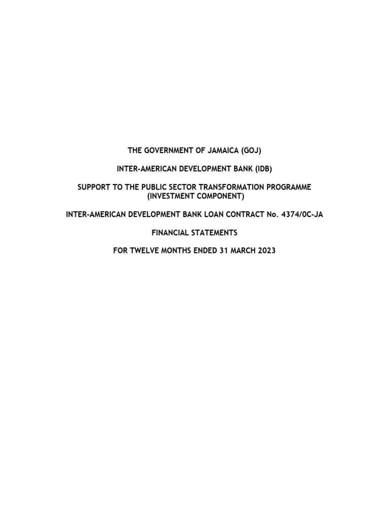 FINALIZED FINANCIAL STATEMENTS - TIU 2023-1 - Disclosable Version | PDF ...