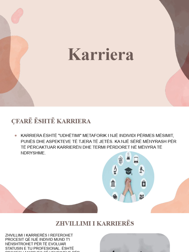 Edukimi Per Karrieren GR Lendet Shoqerore | PDF