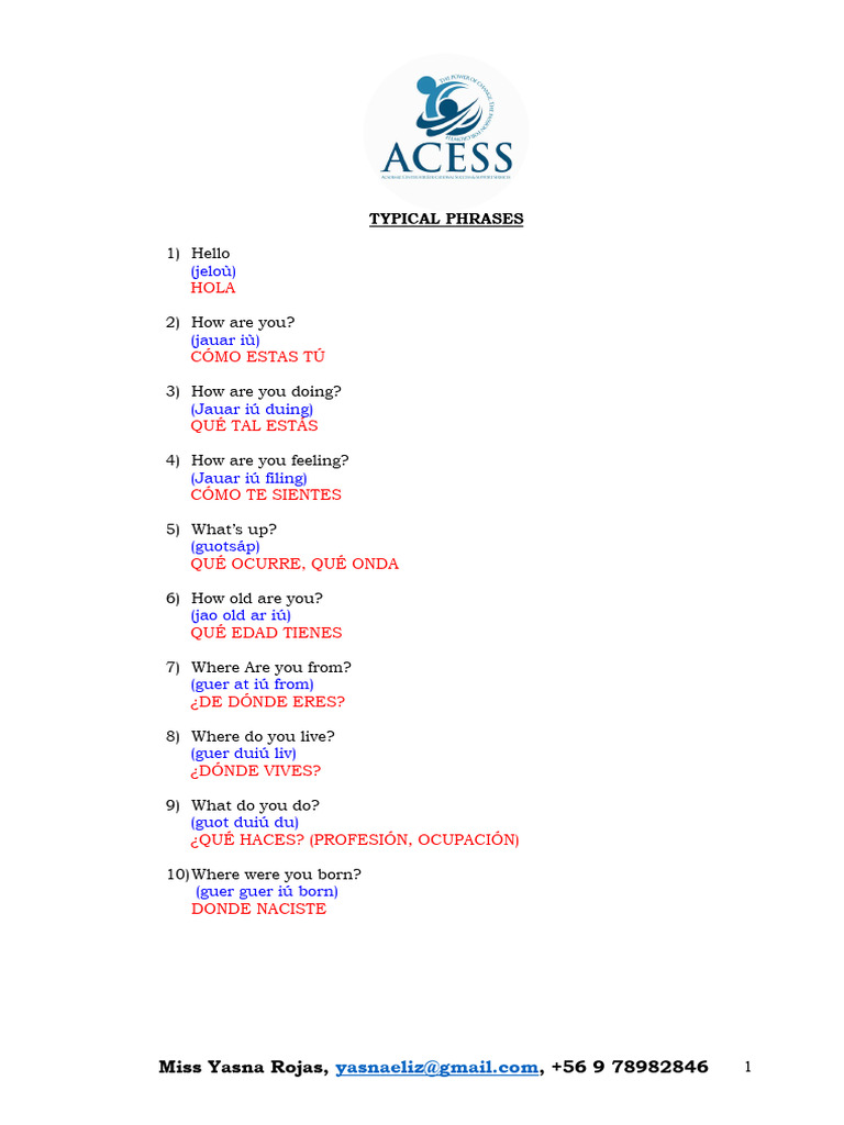 355 Most Common Phrases | PDF