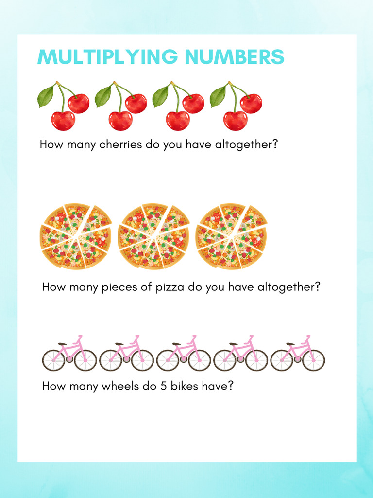 How Many Cherries Do You Have Altogether Math Grade 1 | PDF | Cooking ...