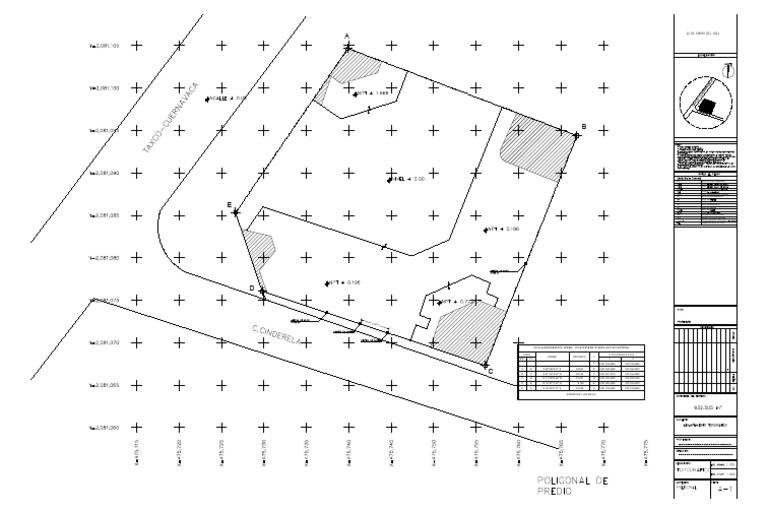 POLIGONAL DE PREDIO ACATLIPA (1)-Model | PDF