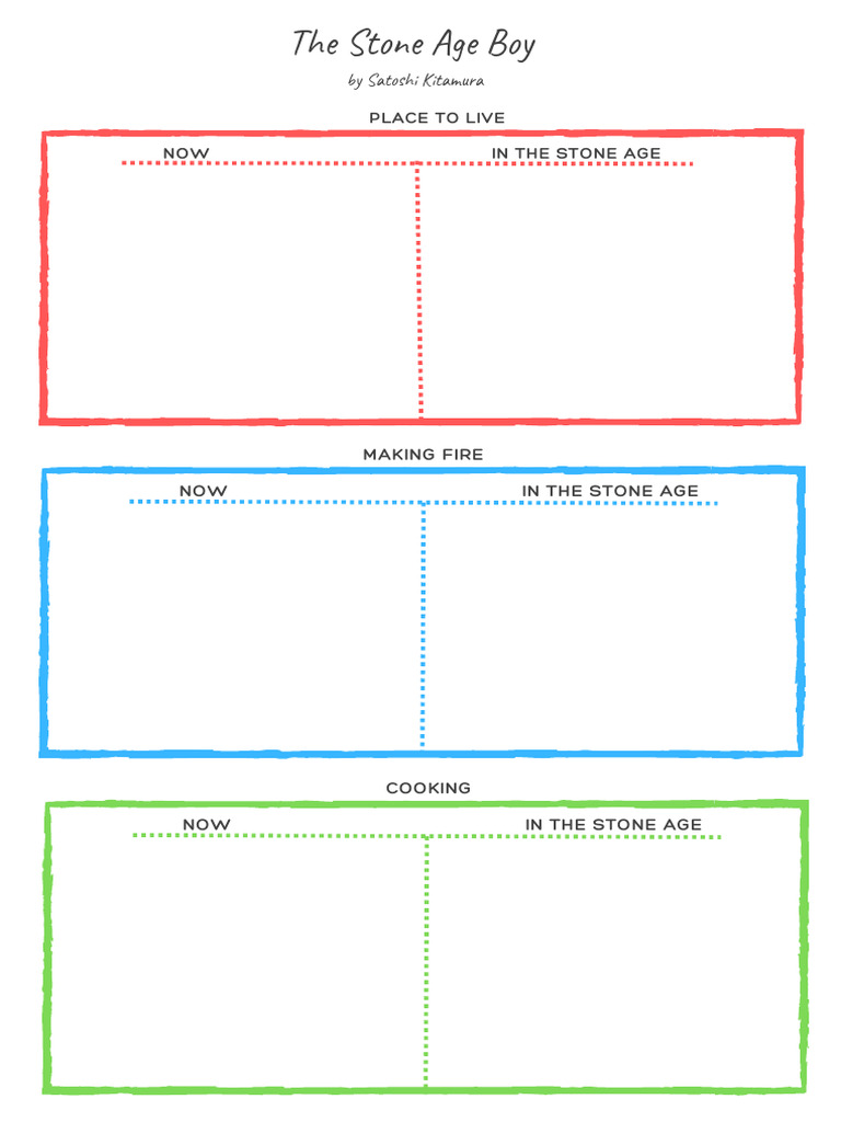 The Stone Age Boy by Satoshi Kitamura | PDF