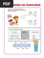Ficha 04 Mat Medimos La Capacidad Del Recipiente | PDF
