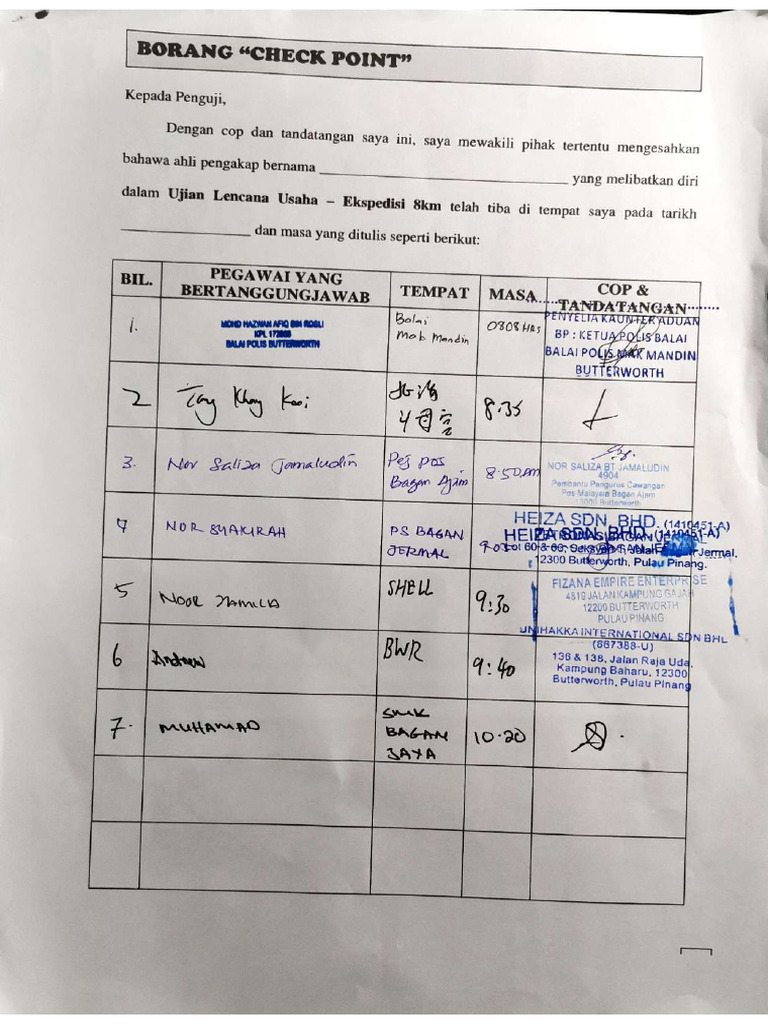 8km XPDC Checkpoint | PDF