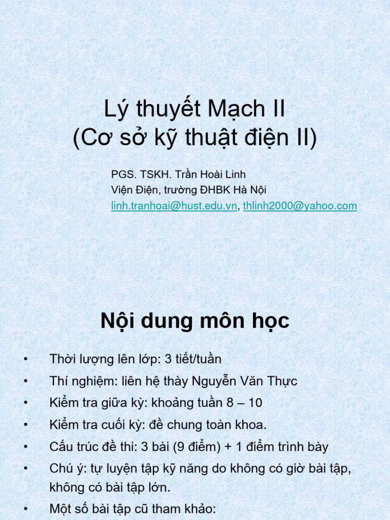 Slide Thầy Trần Hoài Linh | PDF