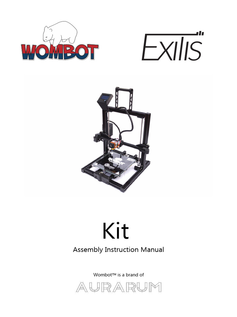 Wombot Exilis Kit Assembly Manual | PDF | Screw | Belt (Mechanical)