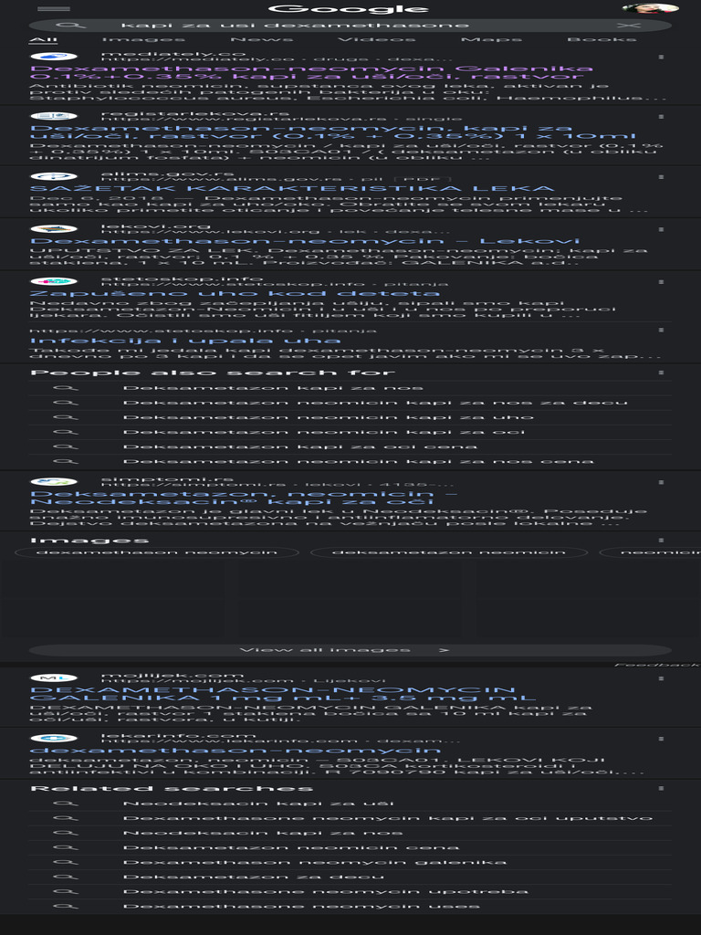 Kapi Za Usi Dexamethasone - Google Search | PDF