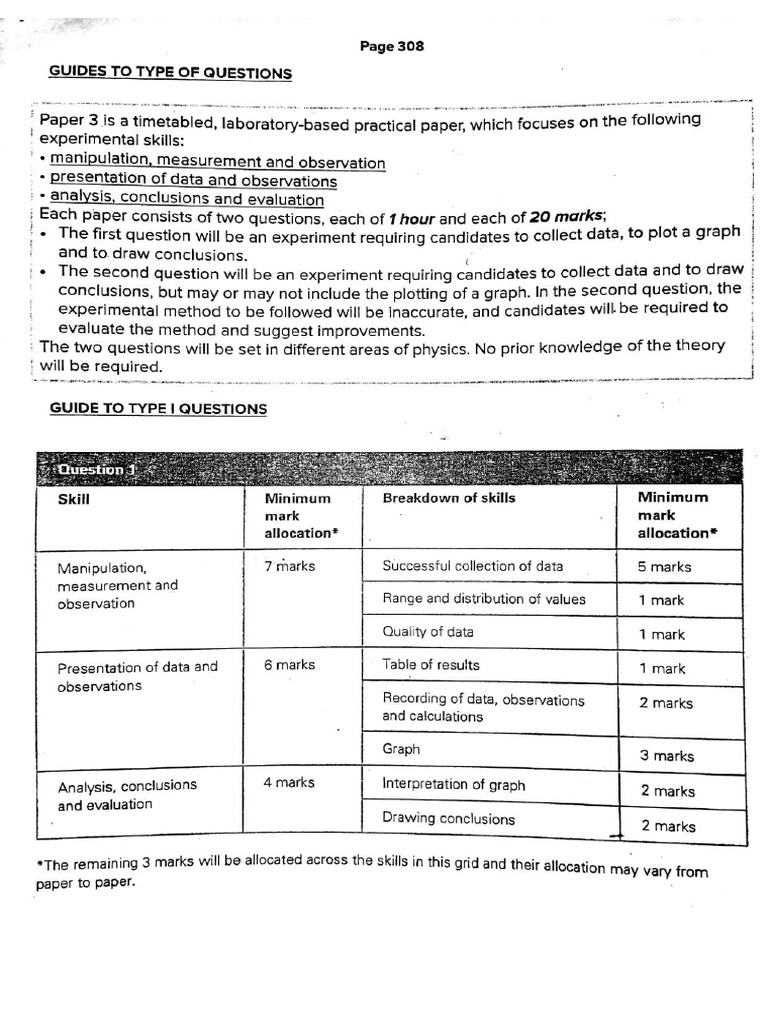 Physics Question Guide | PDF