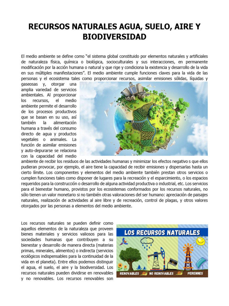 Cuidado de Agua, Aire y Suelo Infantil | PDF | Suelo | Agua