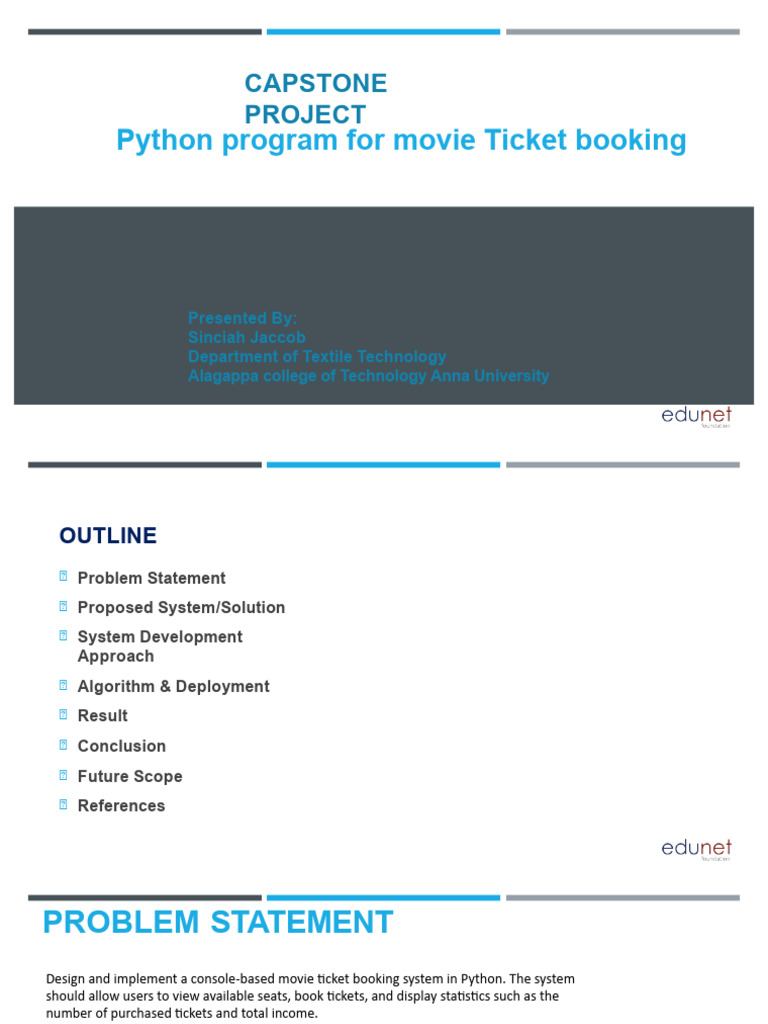 Python Movie Ticket Booking System | PDF | Networking | Internet & Web
