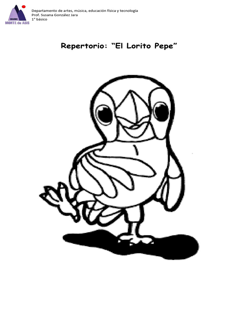 El Lorito Pepe 1° Básico | PDF