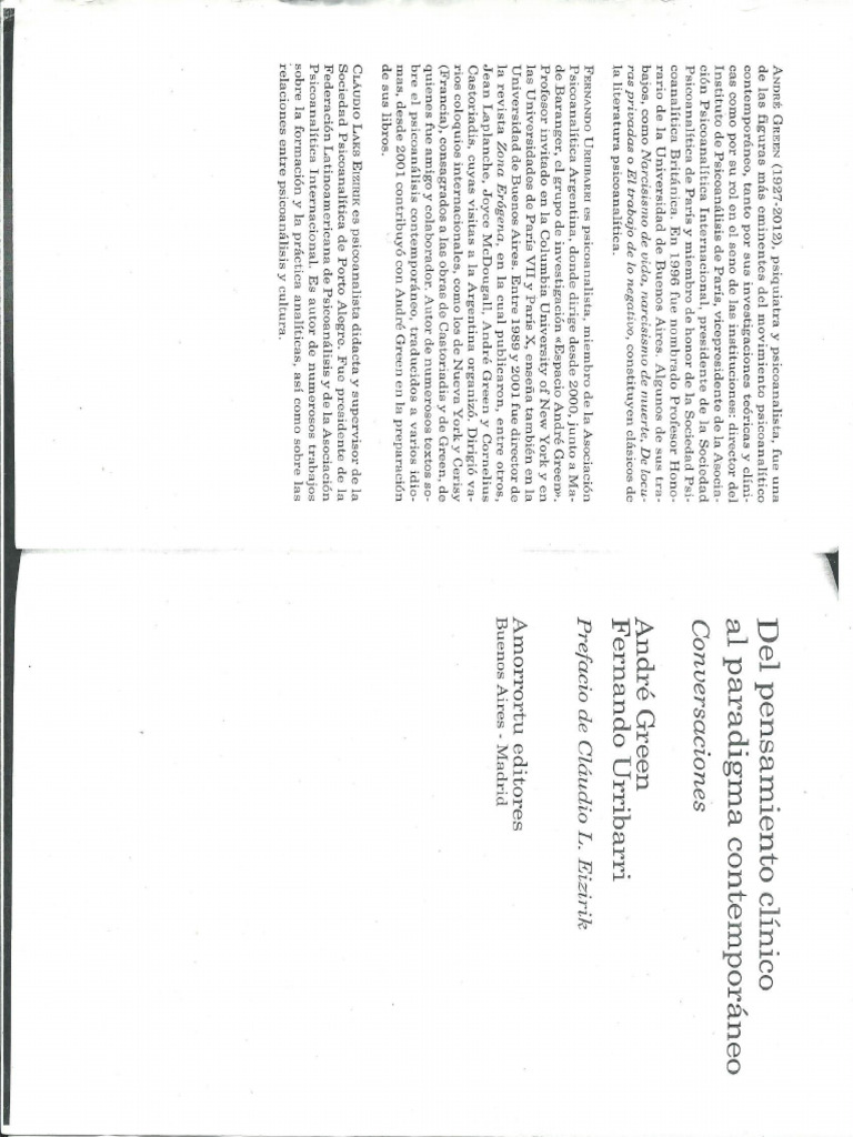 Green- Pensamiento clínico | PDF