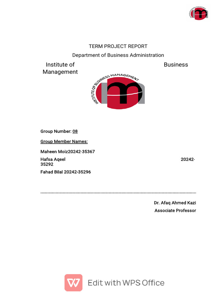 Mod Term Report 4 | PDF | Leadership | Goal