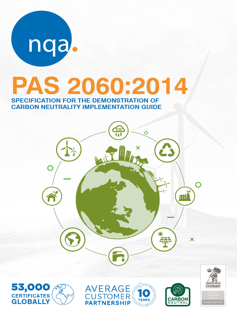 PAS 2060:2014 Carbon Neutrality Guide | PDF | Carbon Footprint ...