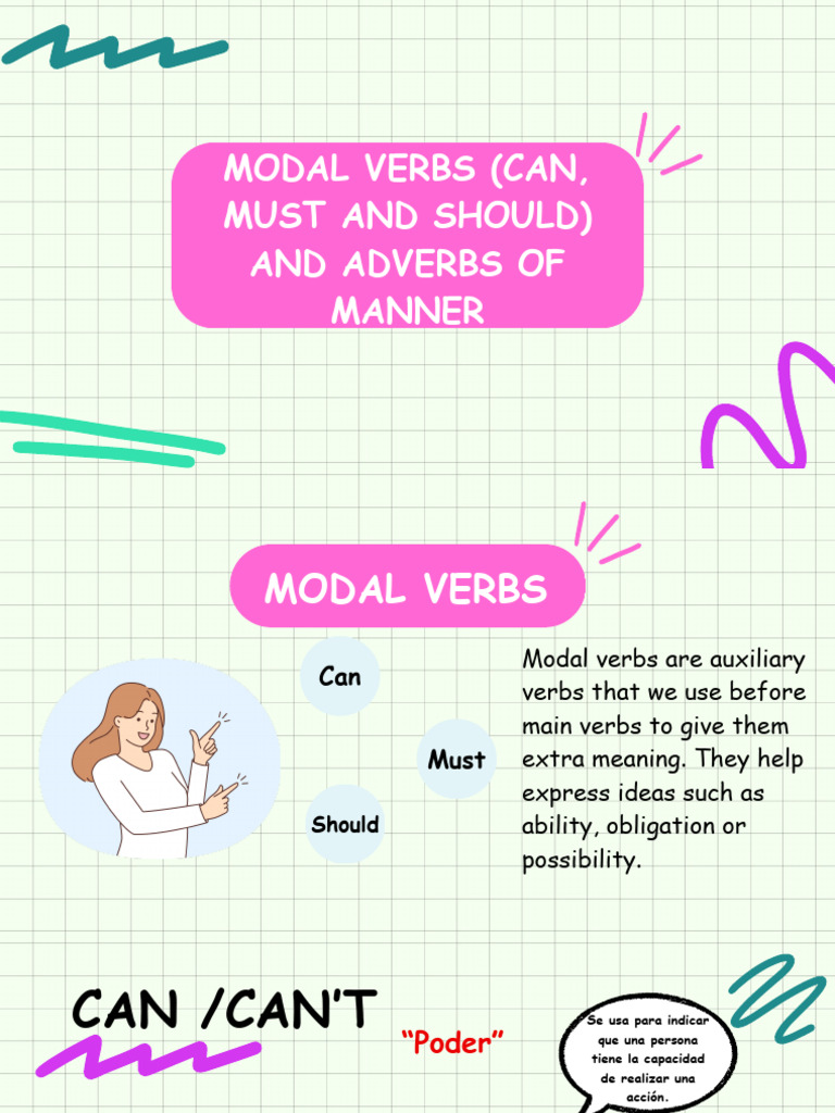 modal verbs presentation | PDF | Verb | Adverb