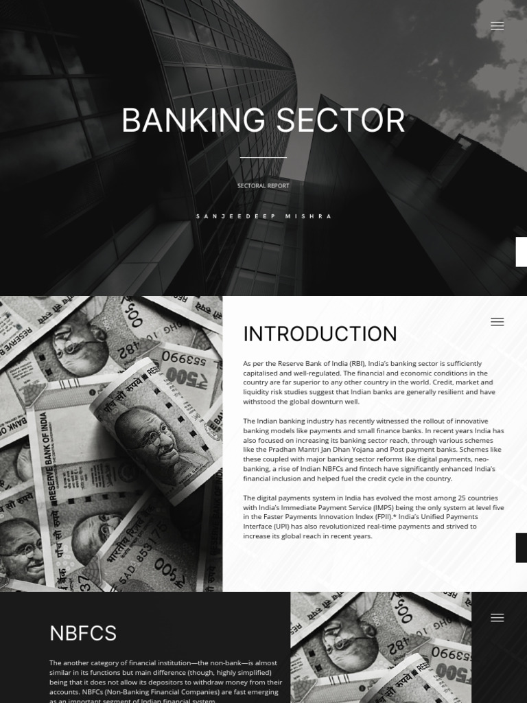 Banking Sector | PDF | Reserve Bank Of India | Capital Adequacy Ratio