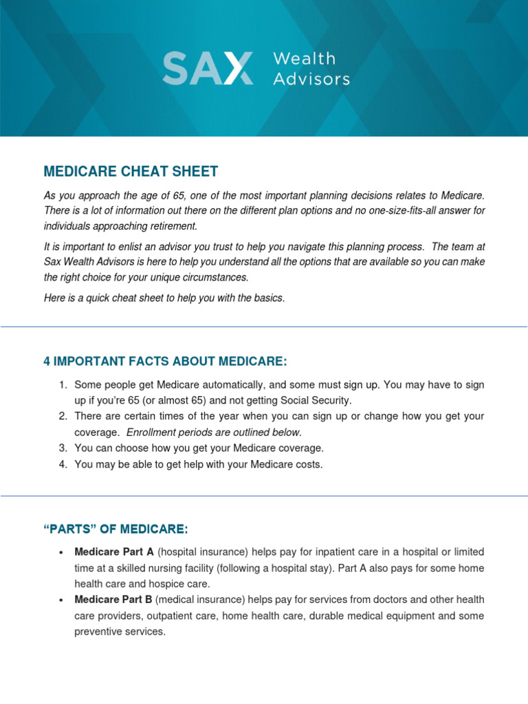 Medicare Guide for Seniors 65+ | PDF | Medicare (United States ...