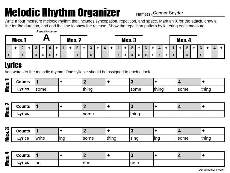 Melodic Rhythm Exercise Guide | PDF
