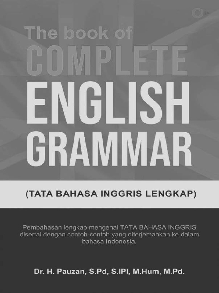 The Book of Complete English Grammar (Tata Bahasa Inggris Lengkap ...