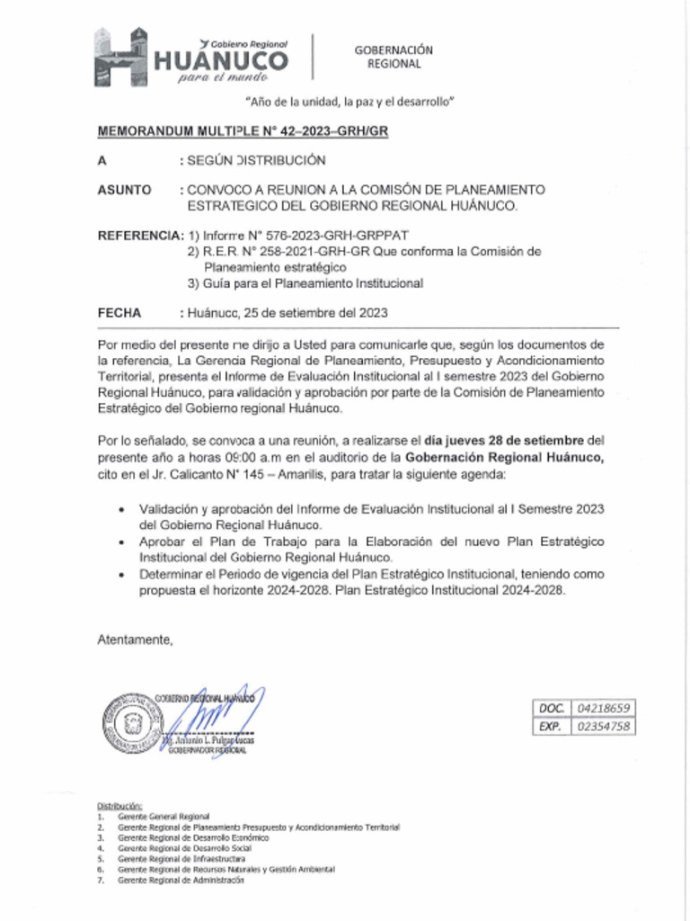 Memorando Multiple | PDF