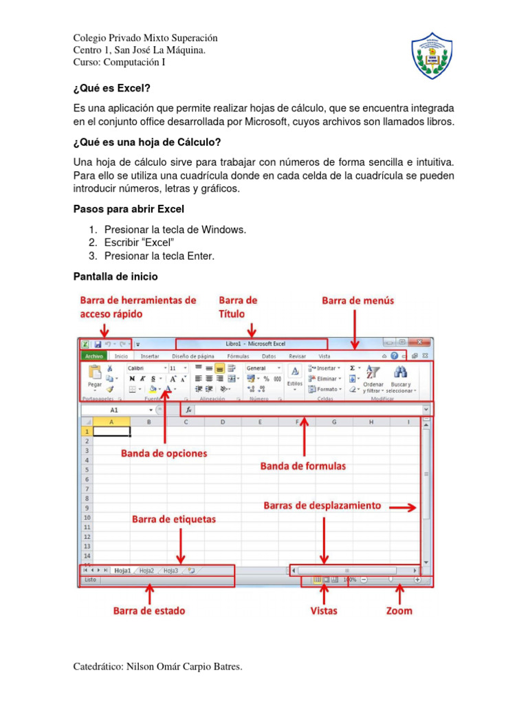 Compu 5tos | PDF | Microsoft Excel | Hoja de cálculo
