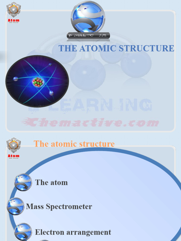 atomic structure | PDF | Emission Spectrum | Atoms